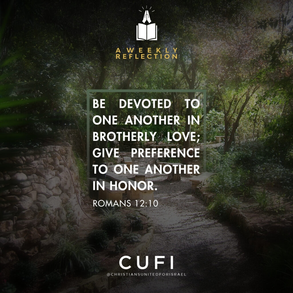 Weekly Reflection - Love and Respect | Christians United for Israel